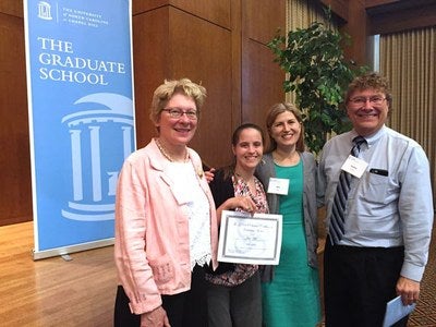The UNC Graduate School Recognizes Allied Health Sciences Student ...